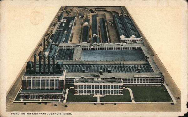 Ford Motor Company Detroit, MI Postcard