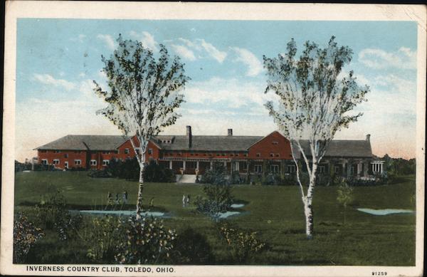 Inverness Country Club Toledo, OH Postcard