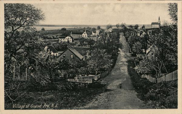Scenic View Grand Pre, NS Canada Nova Scotia Postcard